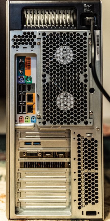 HP Z800 with dual Intel Xeon 5690, 4xRaid0 SSD and NVME